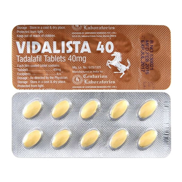 Vidalista 40 mg (tadalafil) 10 tabletek Parafarmacea.com